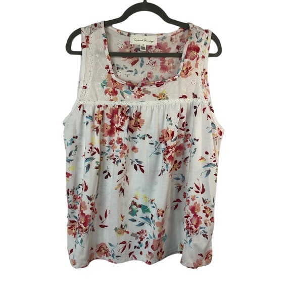 French Laundry | Tops | French Laundry Womens Tank Sleeveless Square ...